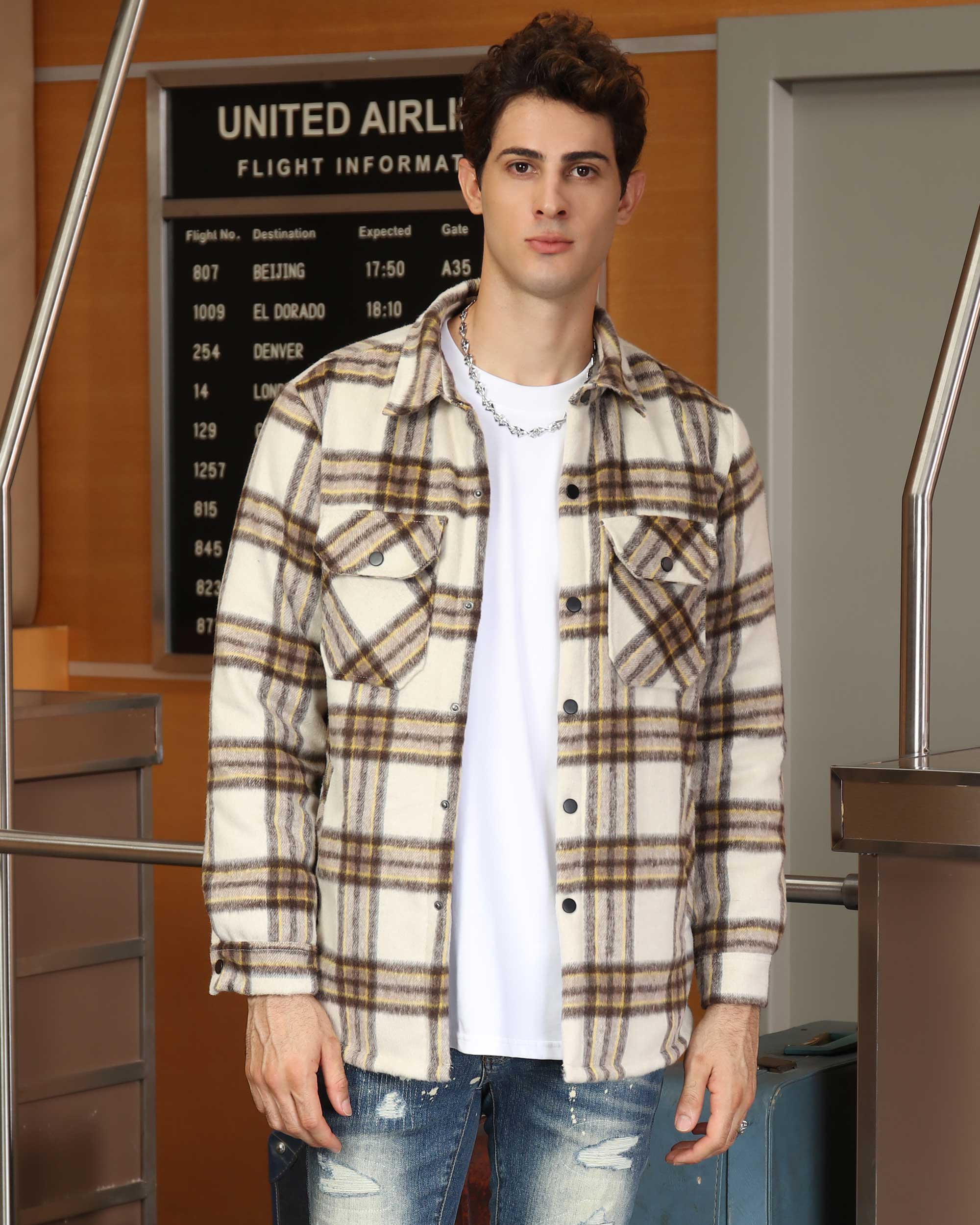 Checkered Plaid Jacket - Trendy Design| LOGEQI